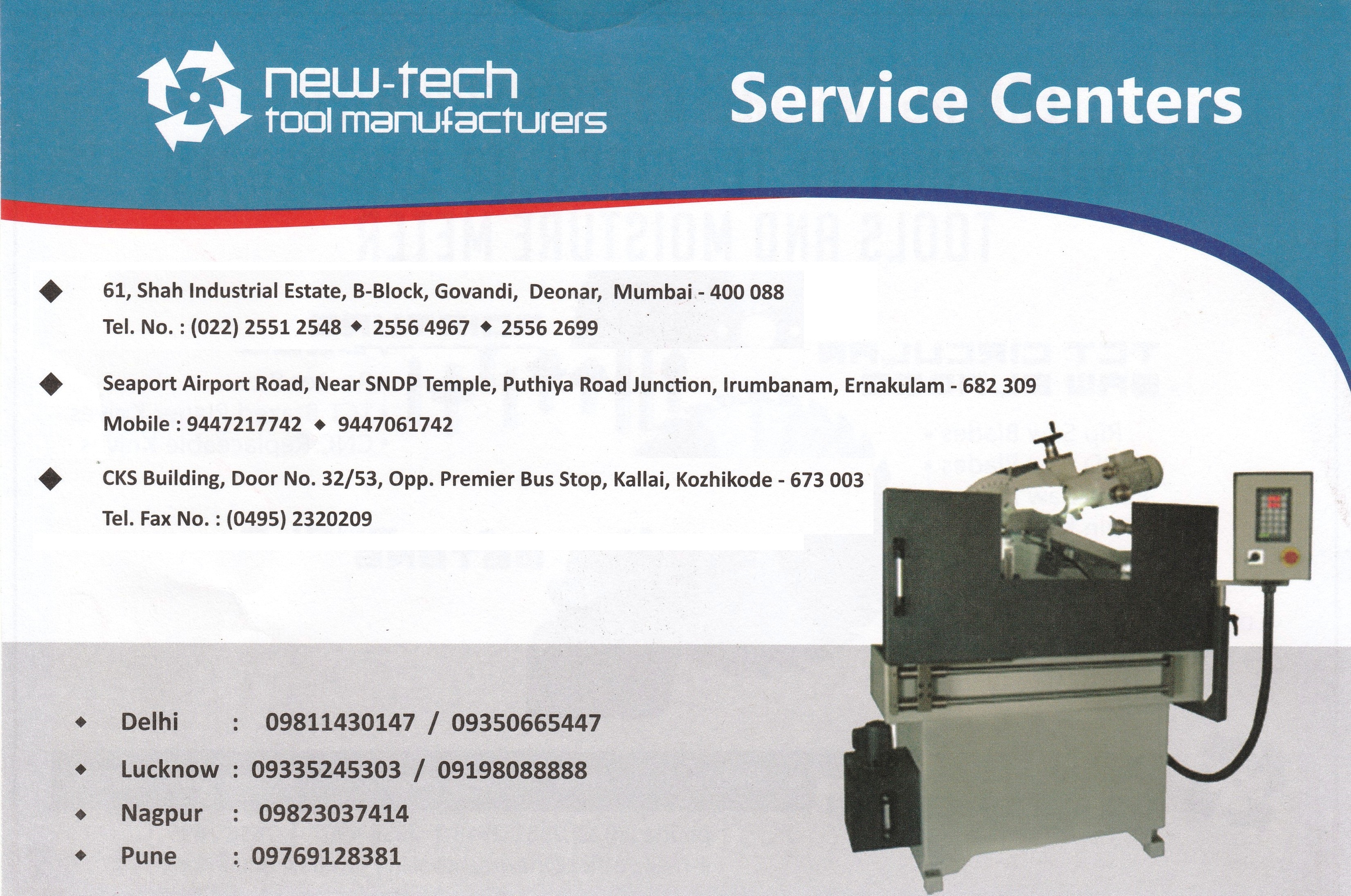 Contact Us | New-Tech Tool Manufucturers